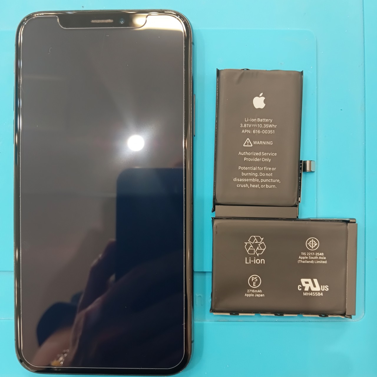 【博多店】・iPhoneX／バッテリー交換／福岡市東区からご来店 | iPhone修理・iPad修理 スマートクール イオンモール香椎浜店